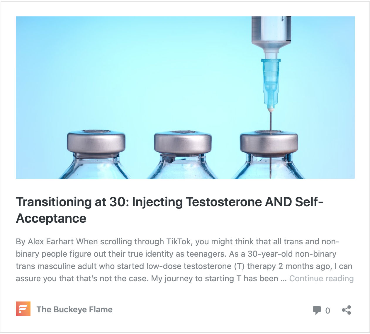 32: Transitioning at 30: Injecting Testosterone and Self-Acceptance ...